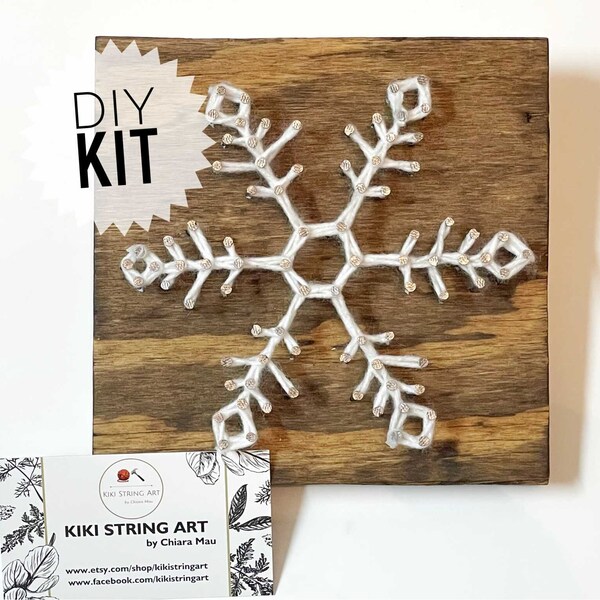 Snowflake String Art - Etsy