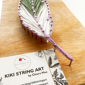 String Art Feather Template, DIY String Art Feather Pattern, Digital ...