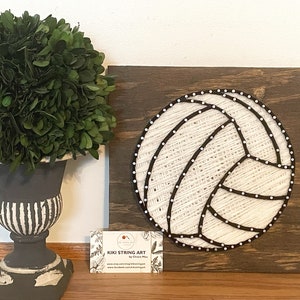 String Art Volleyball, Sports String Art, Volleyball Player Gift ...