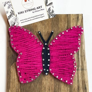 String Art Butterfly Template, DIY String Art Butterfly Pattern ...