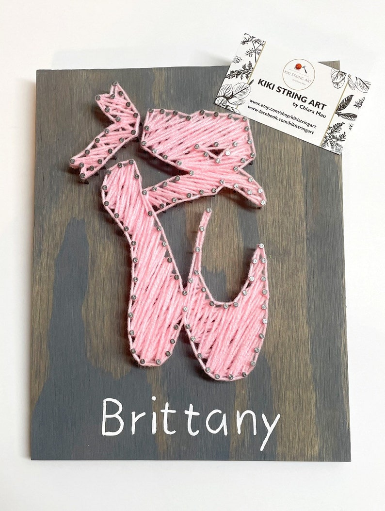 Ballet Shoes String Art Dance Decor Ballerina Dance Recital - Etsy