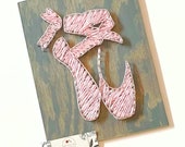 Ballet Shoes String Art Dance Decor Ballerina Dance Recital - Etsy