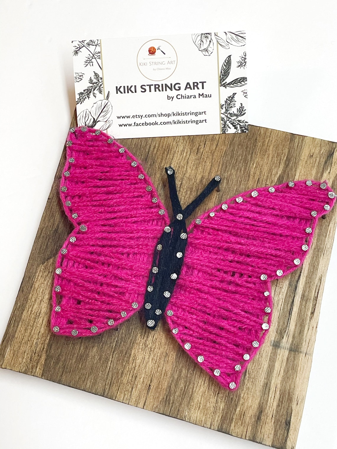 String Art Butterfly Template DIY string art butterfly | Etsy