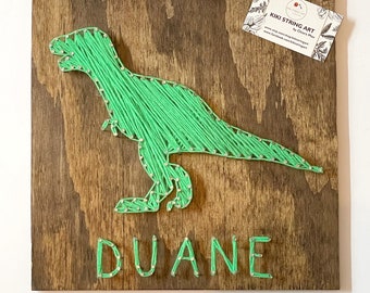 T Rex Name Sign - Etsy