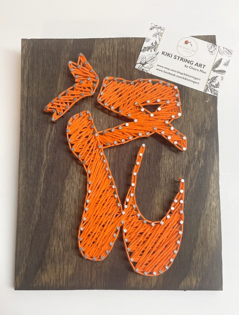 Ballet Shoes String Art Dance Decor Ballerina Dance Recital - Etsy
