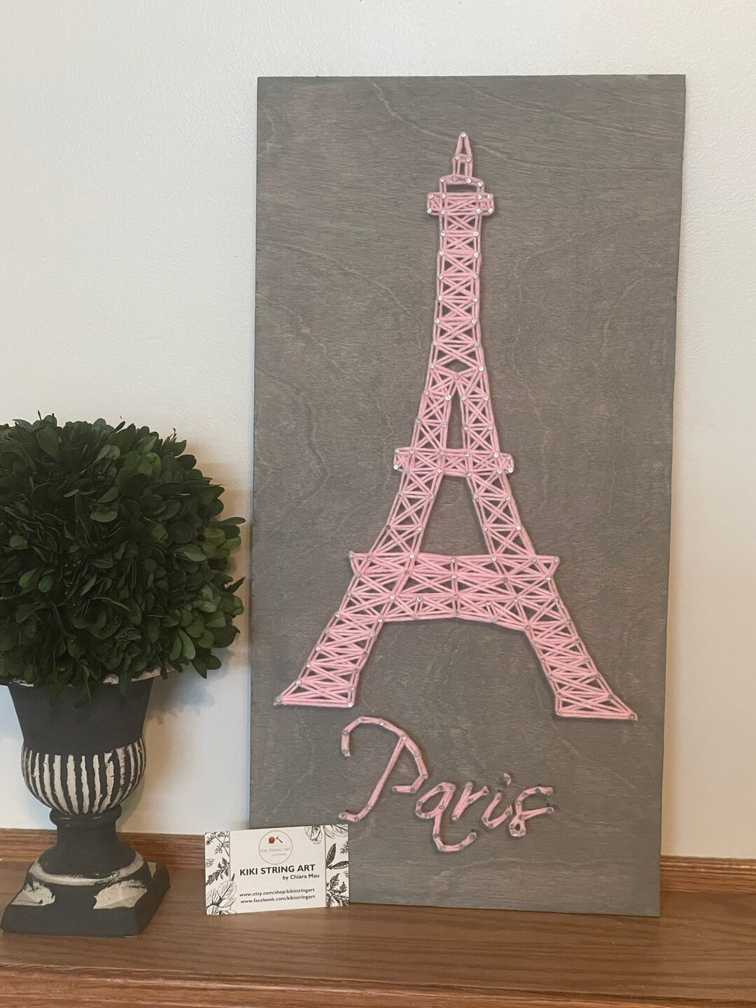 Eiffel Tower String Art Paris String Art Eiffel Tower Wall - Etsy