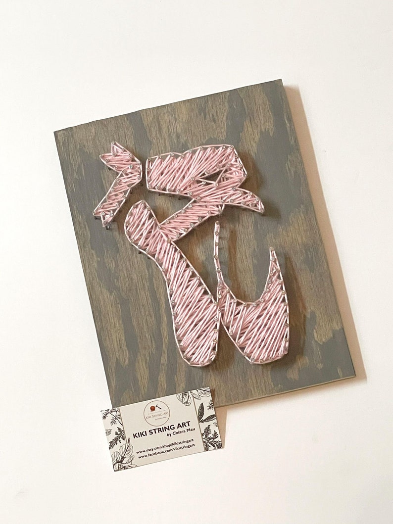 Ballet Shoes String Art Dance Decor Ballerina Dance Recital - Etsy