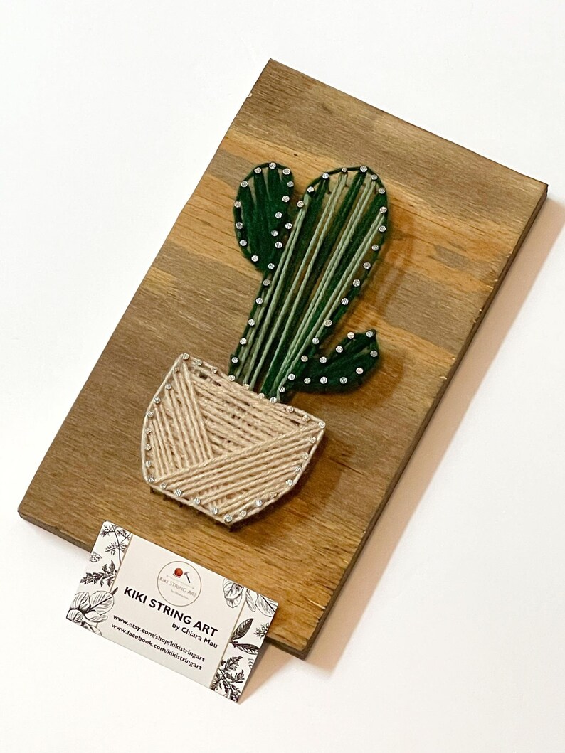 String Art Cactus Pattern DIY Cactus String Art Wall Decor - Etsy