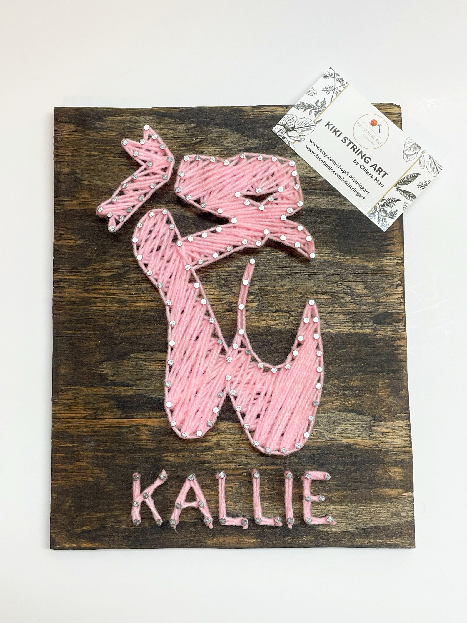 Ballet Shoes String Art Dance Decor Ballerina Dance Recital - Etsy