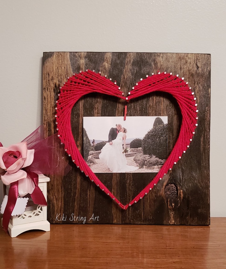 String Art Heart Pattern Printable String Art Template DIY - Etsy