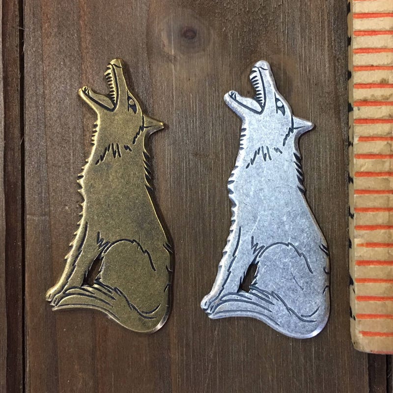 Howling Wolf Stamp - Etsy