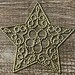 Large Gold Filigree Star Stamping, Finding. Solid Brass, USA Made. - Etsy