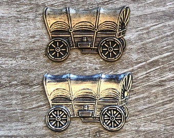 Brass Covered Wagon - Etsy