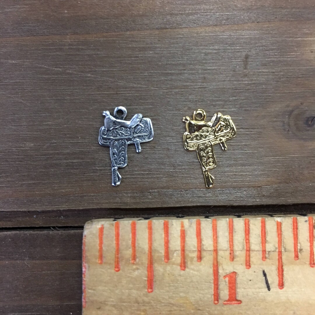 Western Horse Saddle Stamping, Finding. Small. Solid Brass, USA Made ...