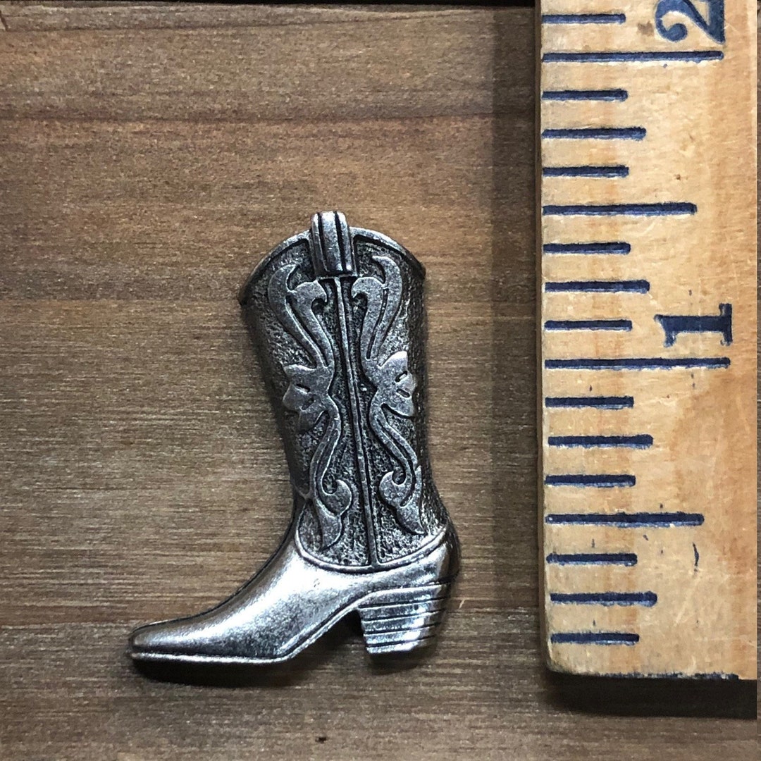 Cowboy, Western Boot Stamping, Finding. Solid Brass, USA Made. - Etsy