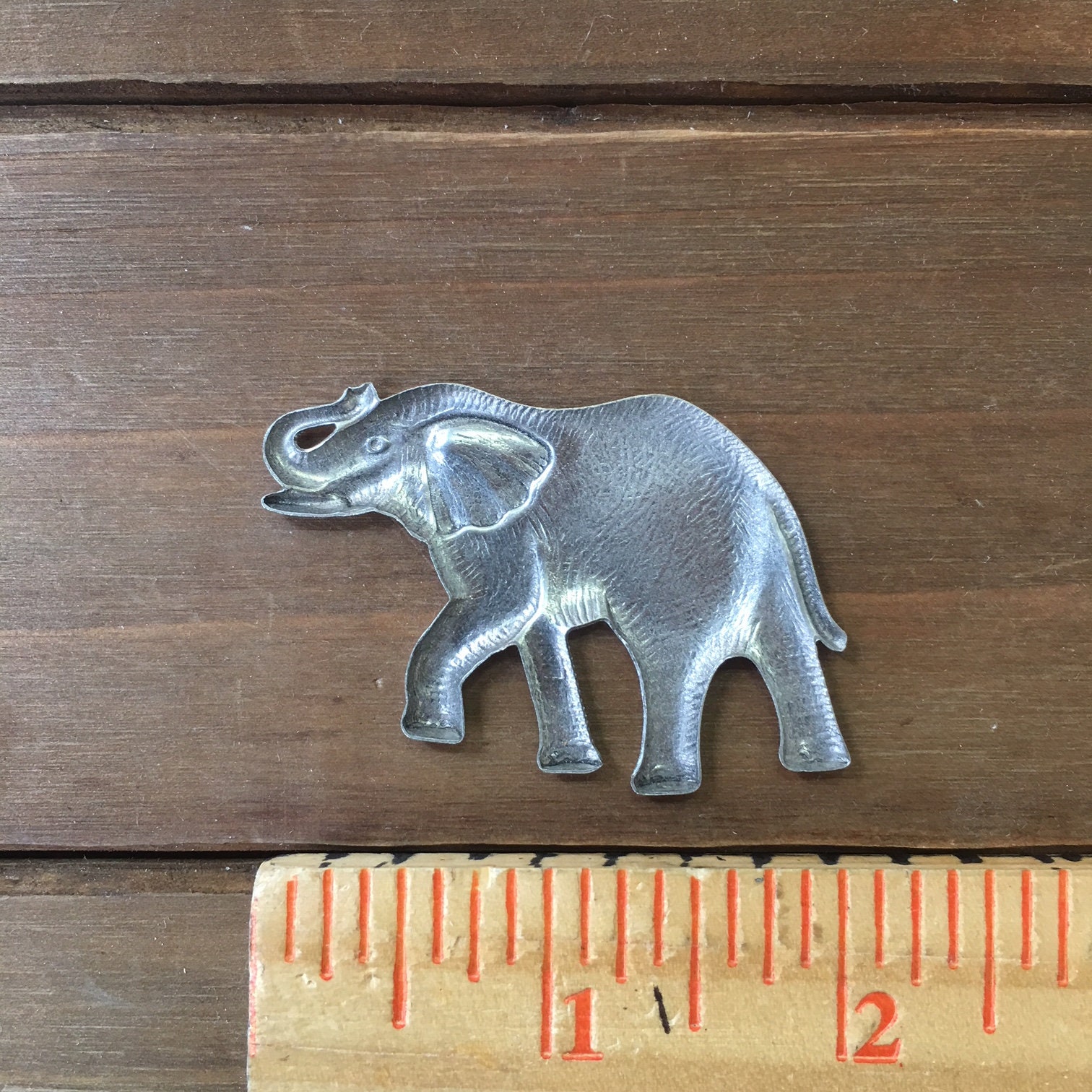 Elephant Stamping Large Finding. Solid Brass USA Made. - Etsy
