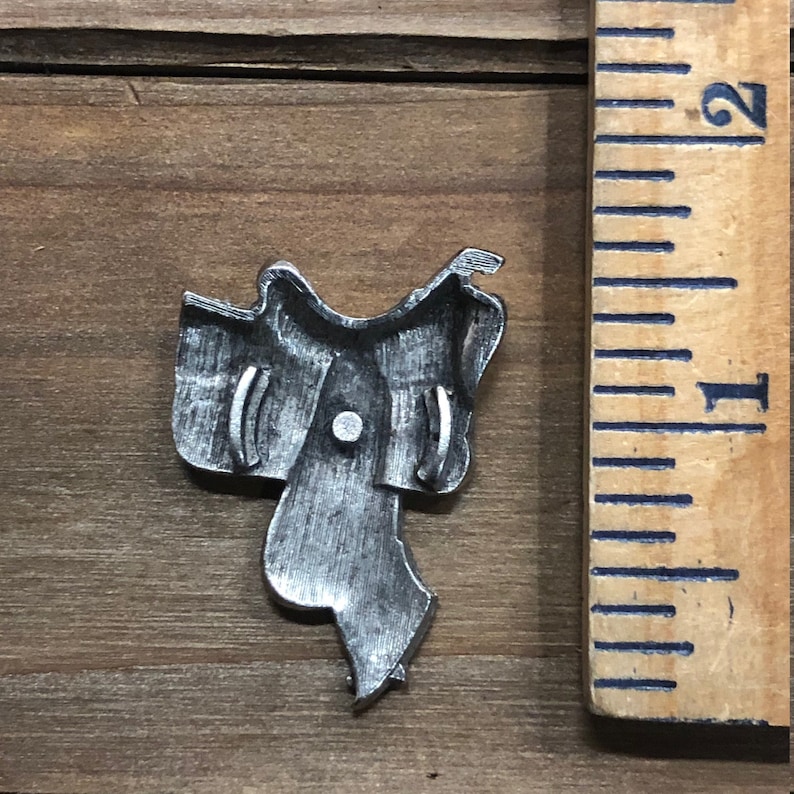Large Cowboy Saddle Stamping Finding. Solid Brass USA Made. - Etsy