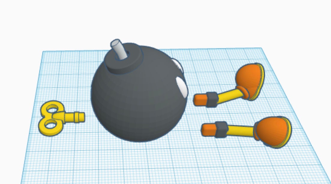 3D Print File - Video Game Toy Bomb - Etsy