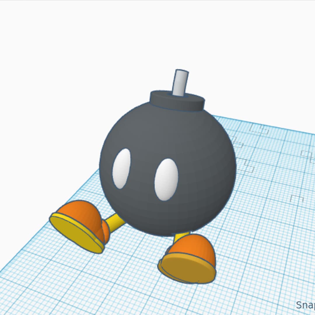 3D Print File - Video Game Toy Bomb - Etsy