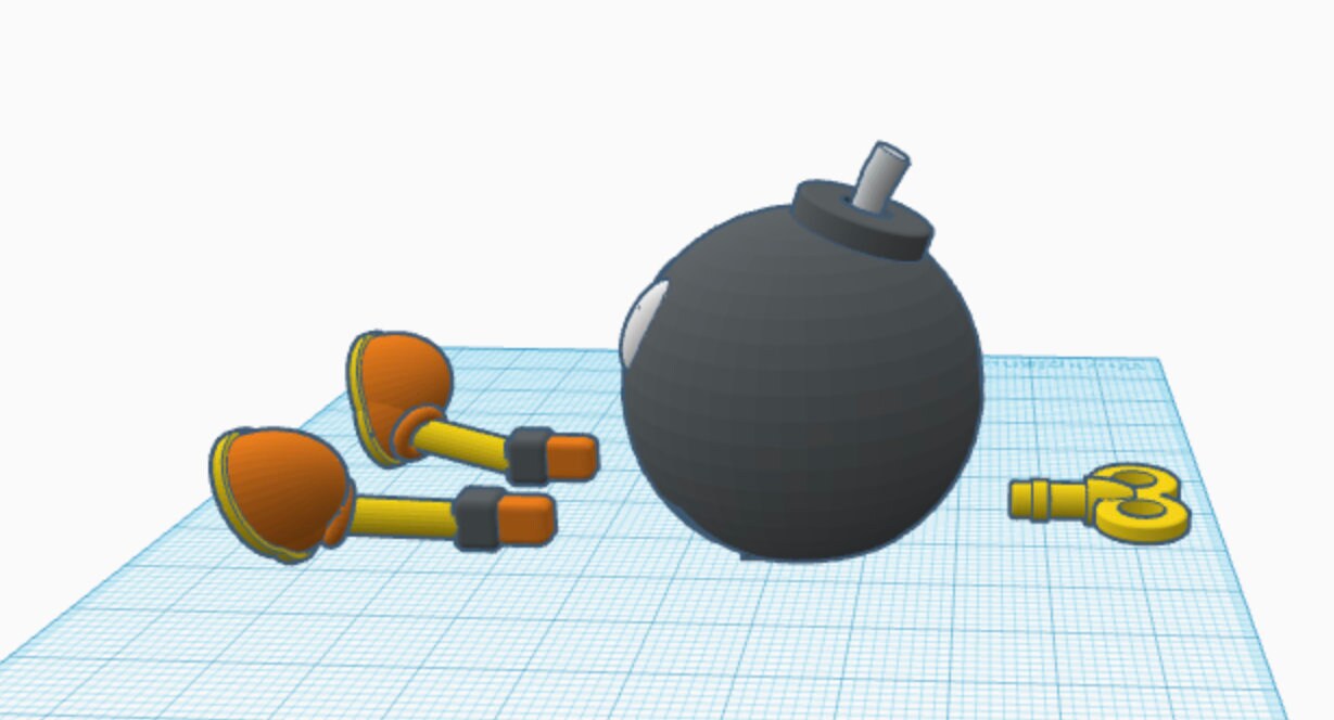3D Print File Video Game Toy Bomb - Etsy