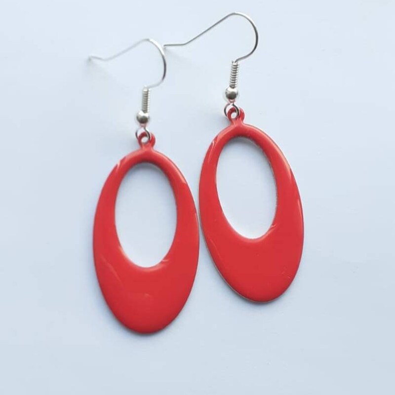 Red Earrings - Etsy