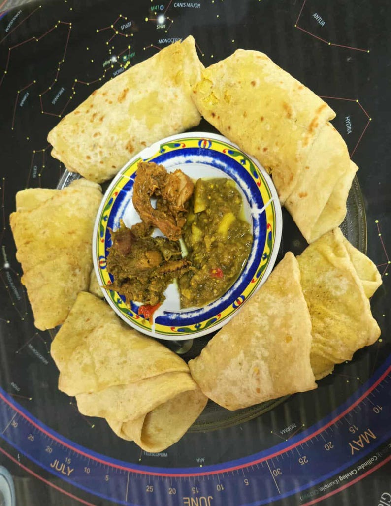 Organic Dhal Puri Roti 6 Pack Roti Skins - Homemade Rotis Caribbean ...