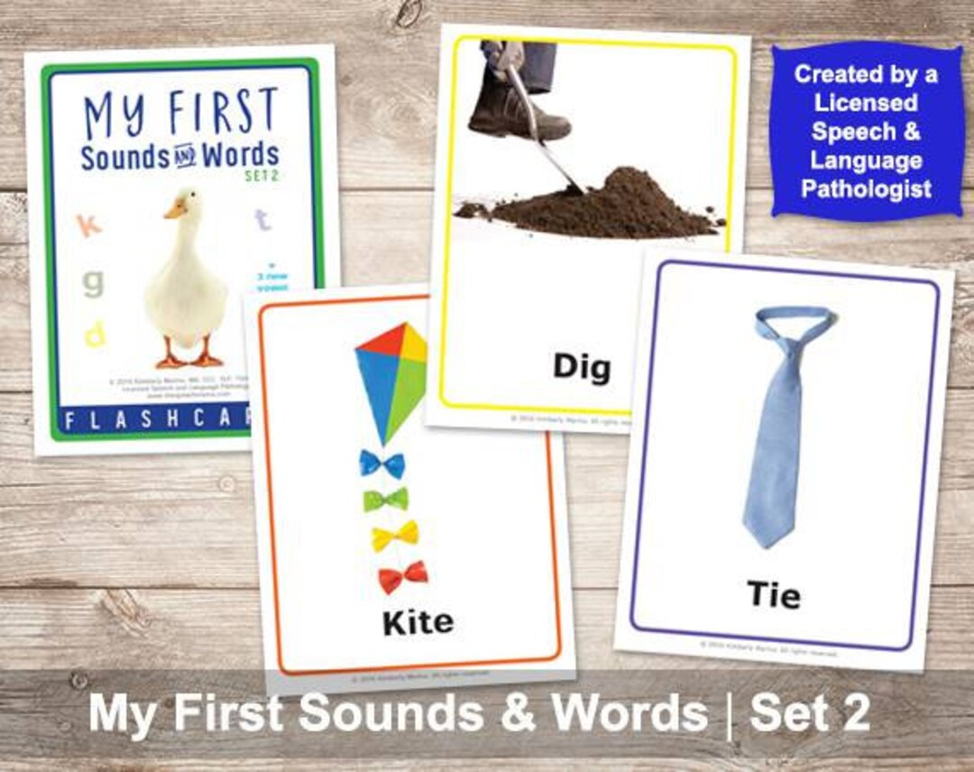My First Sounds and Words-set 2 - Etsy
