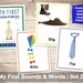 My First Sounds and Words Flashcards-set 1 - Etsy