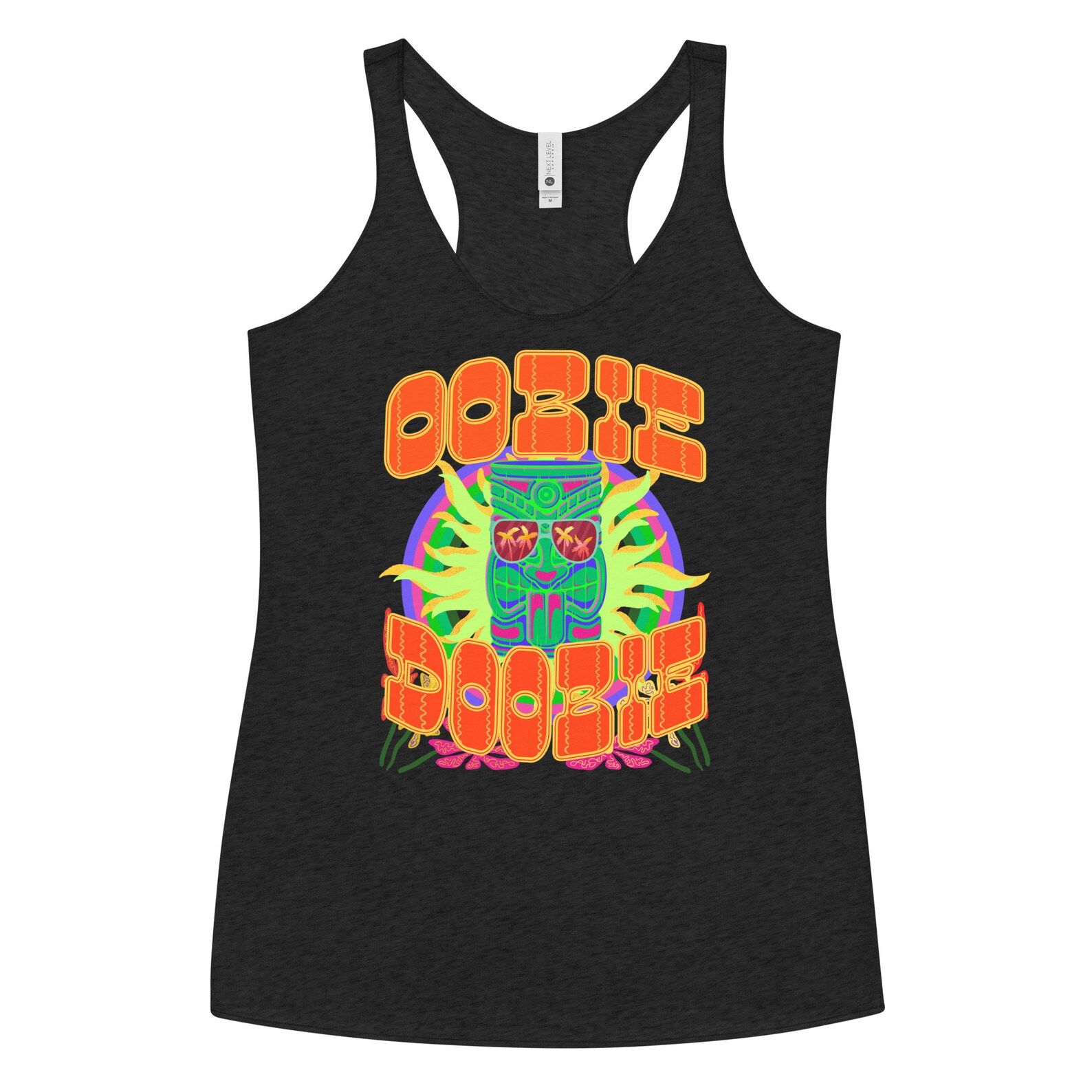 OOBIE DOOBIE, Psychedelic Luau, Tiki Design- Bright Color Beachwear ...