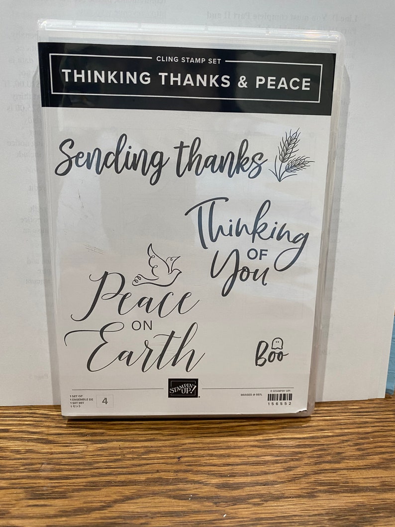 Stampin up Thinking Thanks & Peace - Etsy