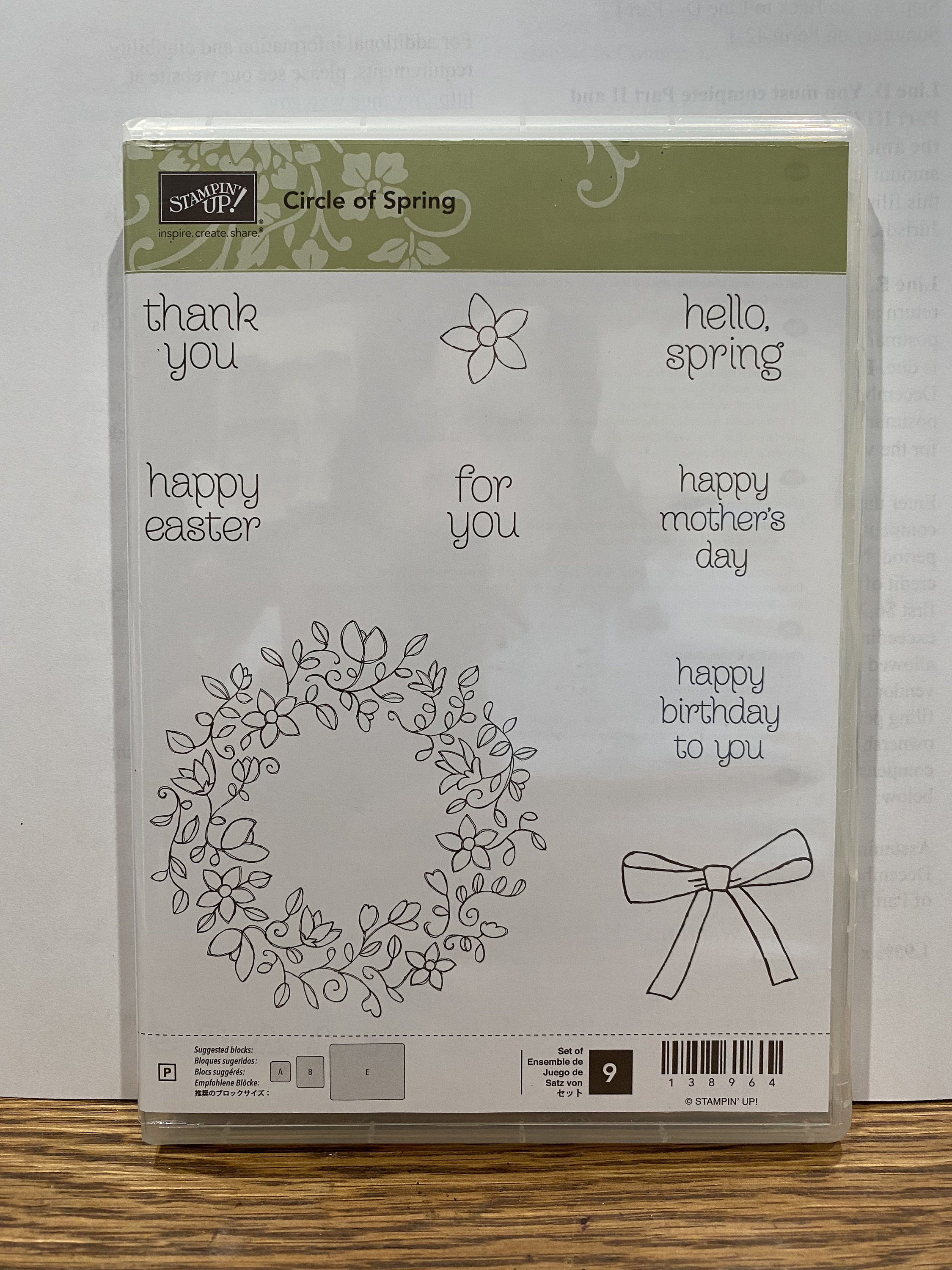 Stampin up Circle of Spring - Etsy