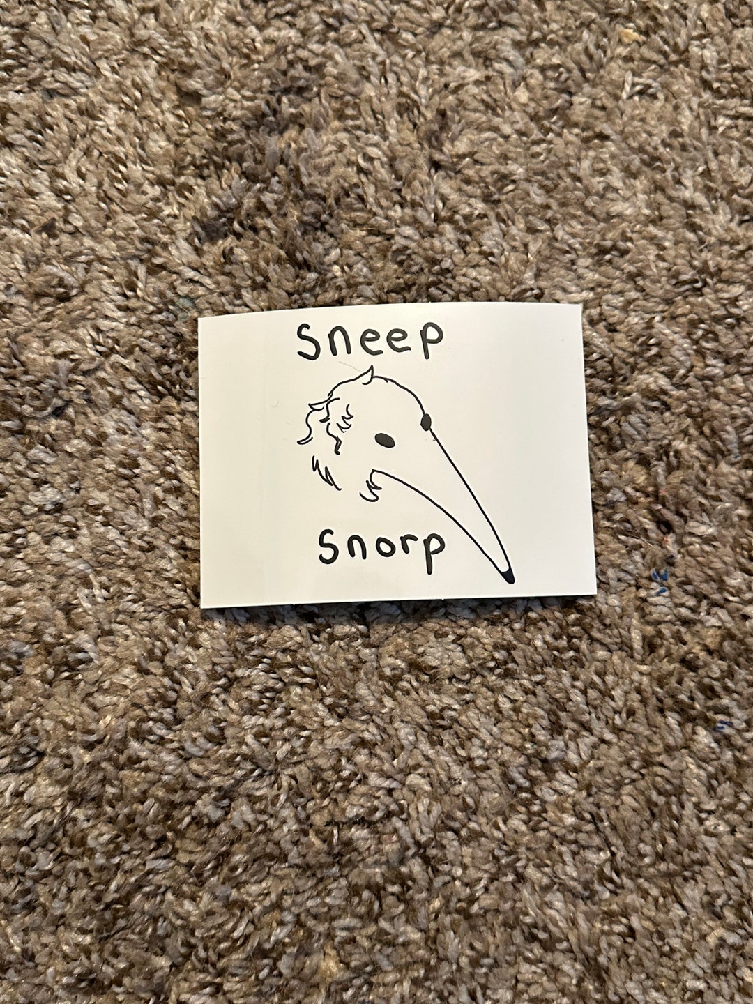 Sneep Snorp Borzoi Sticker - Etsy