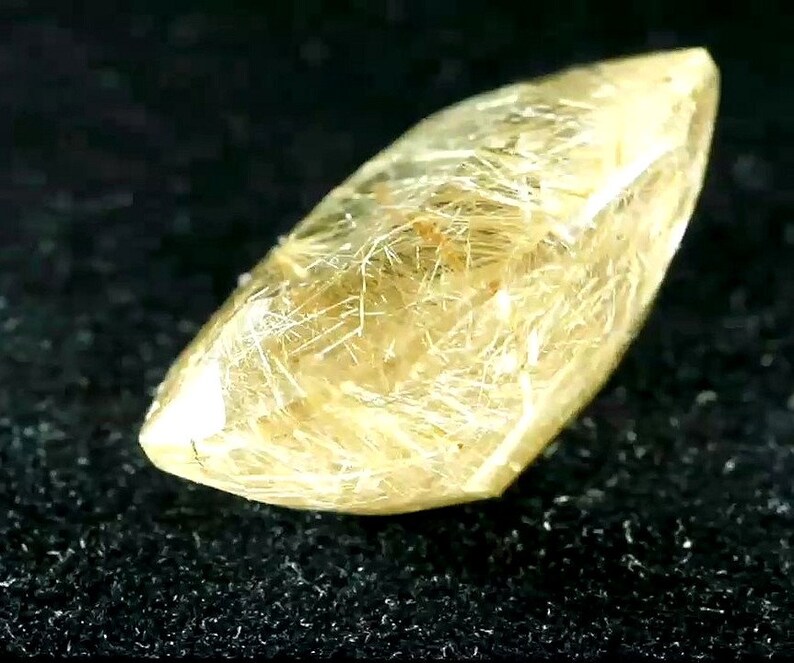 Quarzo rutilato 37,88 carati Gemma Naturale Certificata (Certificato ...