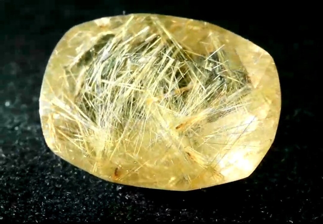 Quarzo rutilato 37,88 carati Gemma Naturale Certificata (Certificato ...