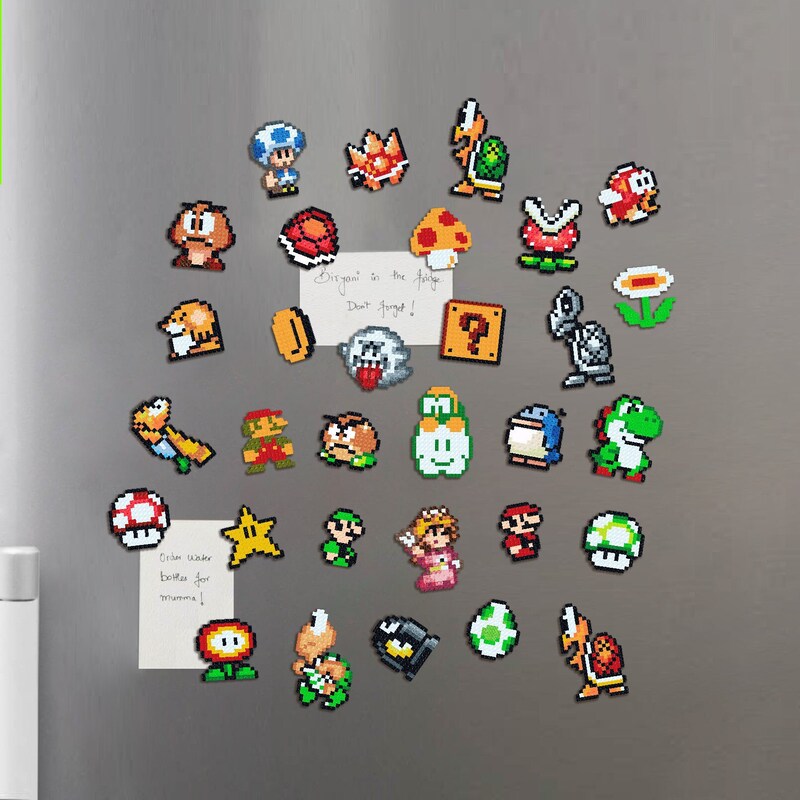 Super Mario Magnets - Etsy