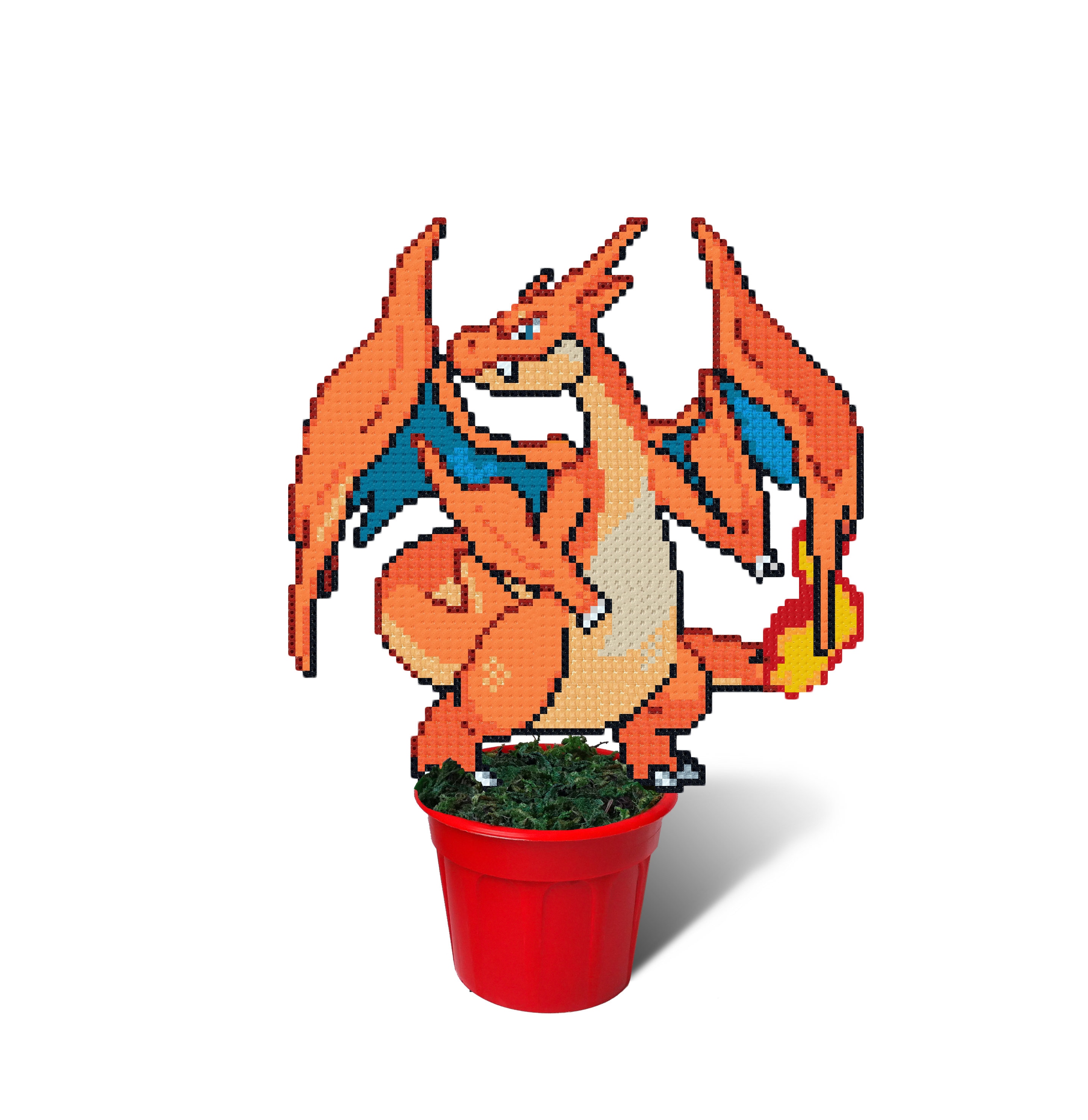 Minecraft Pixel Art Charizard