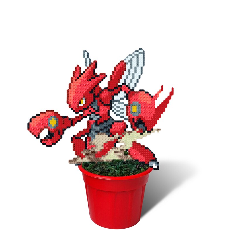 Pokemon Scizor Pokemon Decoration Anime Merch Mantis Art | Etsy