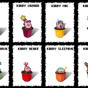 Kirby Figure, Small Decor for Video Game Room, Love Gift for Girlfriend ...