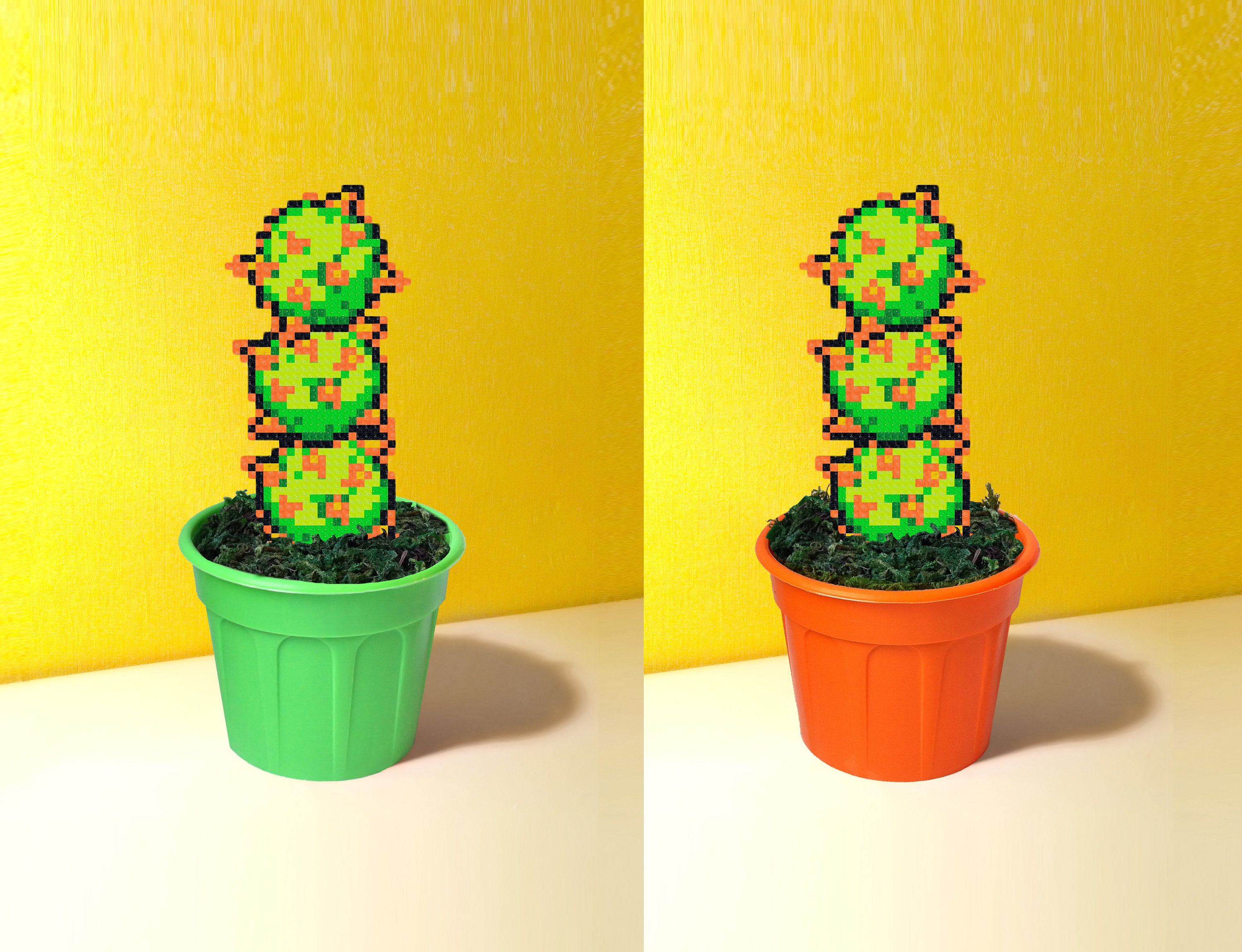 Artificial Cactus Fake Cacti Pixel Art 8 Bit Plant in Pot | Etsy Artificial Cactus Fake Cacti Pixel Art 8 Bit Plant in Pot | Etsy