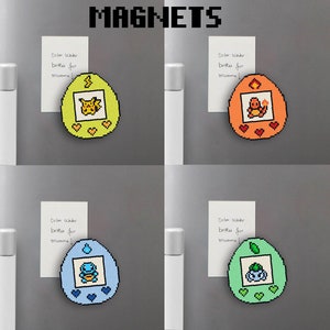 Tamagotchi, Bulbasaur, Charmander, Squirtle, Pikachu, Pokemon Starters ...