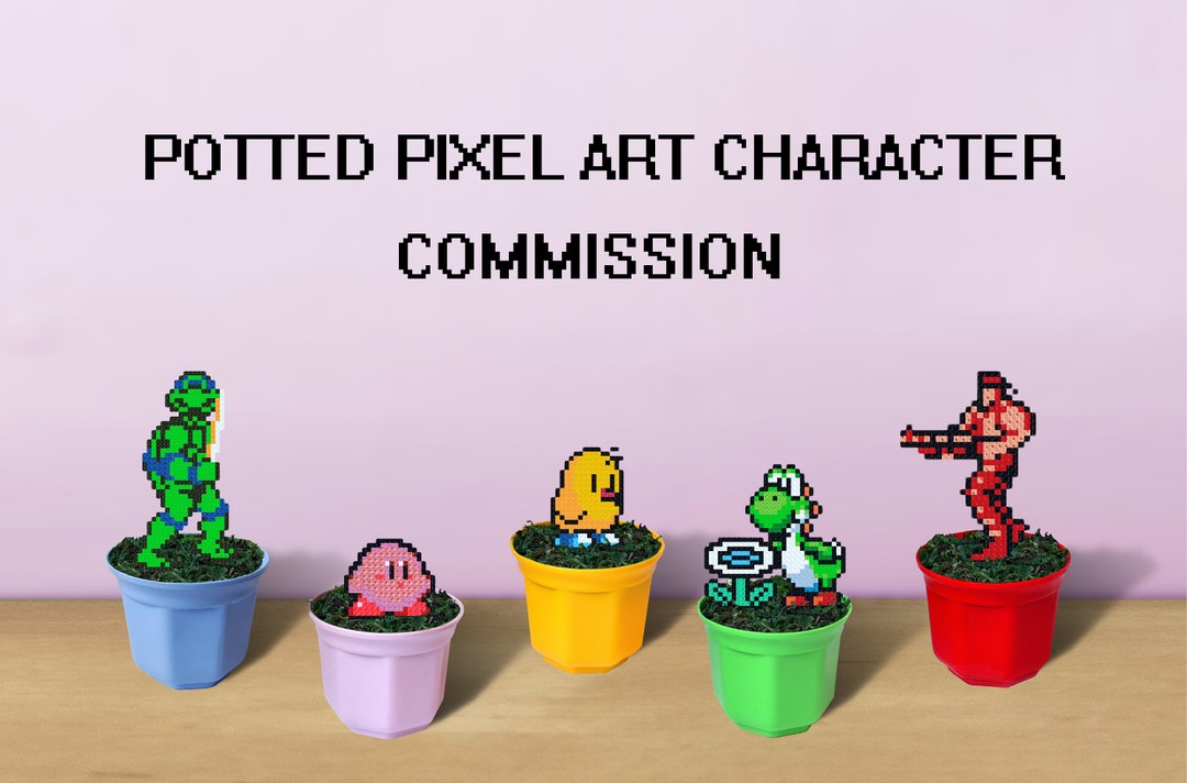 Pixel Art Figurine Commission, FREE PREVIEW, Figure From Game, Custom ...