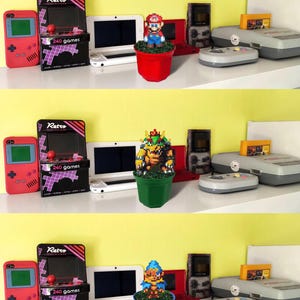Super Mario RPG Legend of the Seven Stars Figures in Plant Pots – Mario ...
