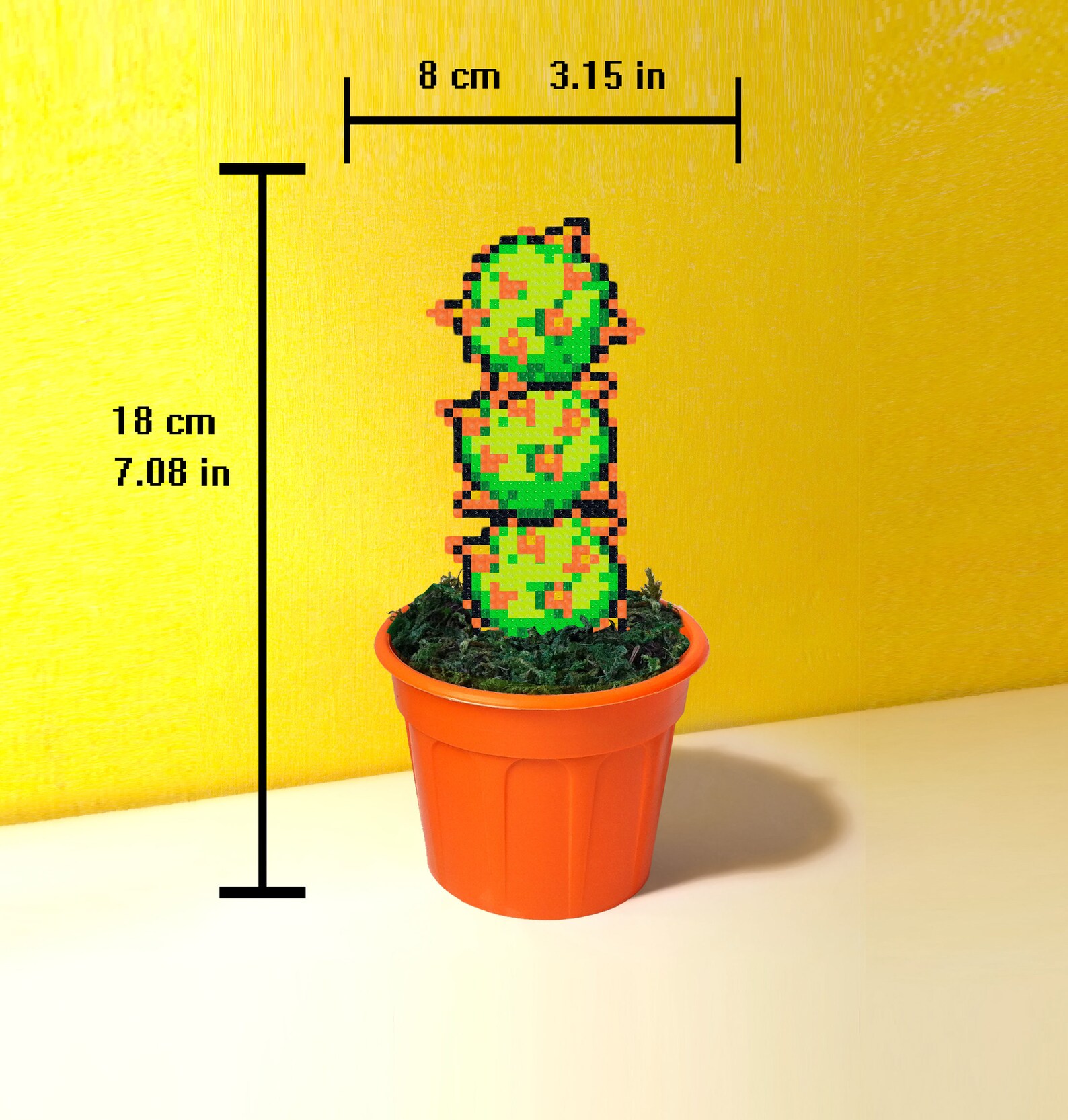 Artificial Cactus Fake Cacti Pixel Art 8 Bit Plant in Pot | Etsy Artificial Cactus Fake Cacti Pixel Art 8 Bit Plant in Pot | Etsy