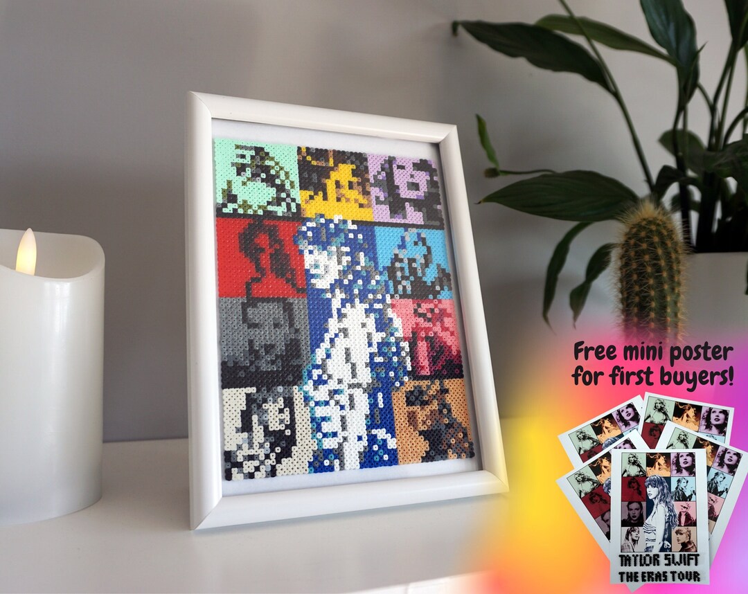 Taylor Swift, Pixel Art Poster, Framed Home Decor, Gift for Swifties ...