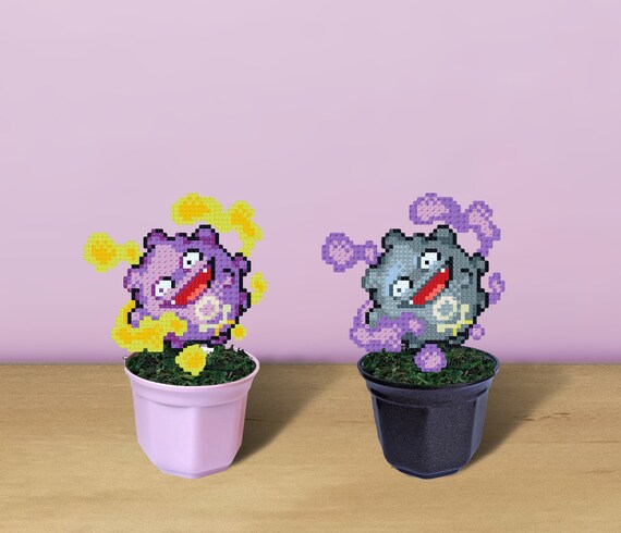 Koffing Pokemon Figurine Toxic Pokemon Shiny Koffing Poison | Etsy