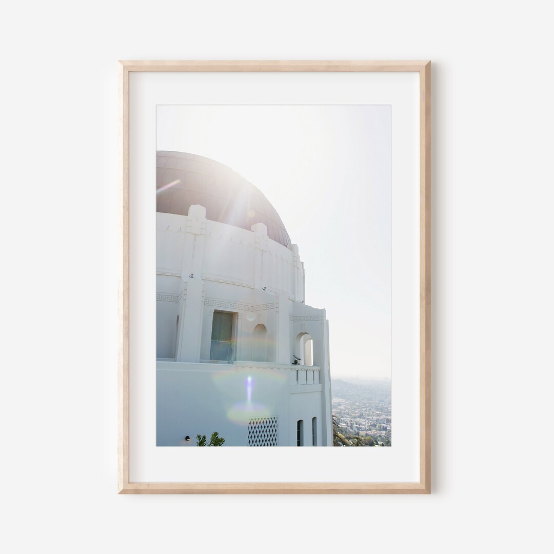 Griffith Observatory Print, City Photography, Los Angeles California ...
