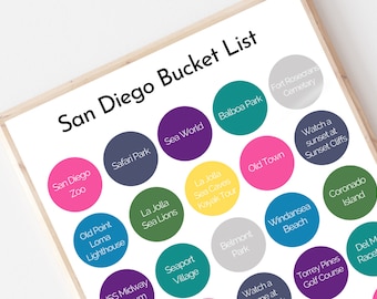 Bucket List Art - Etsy