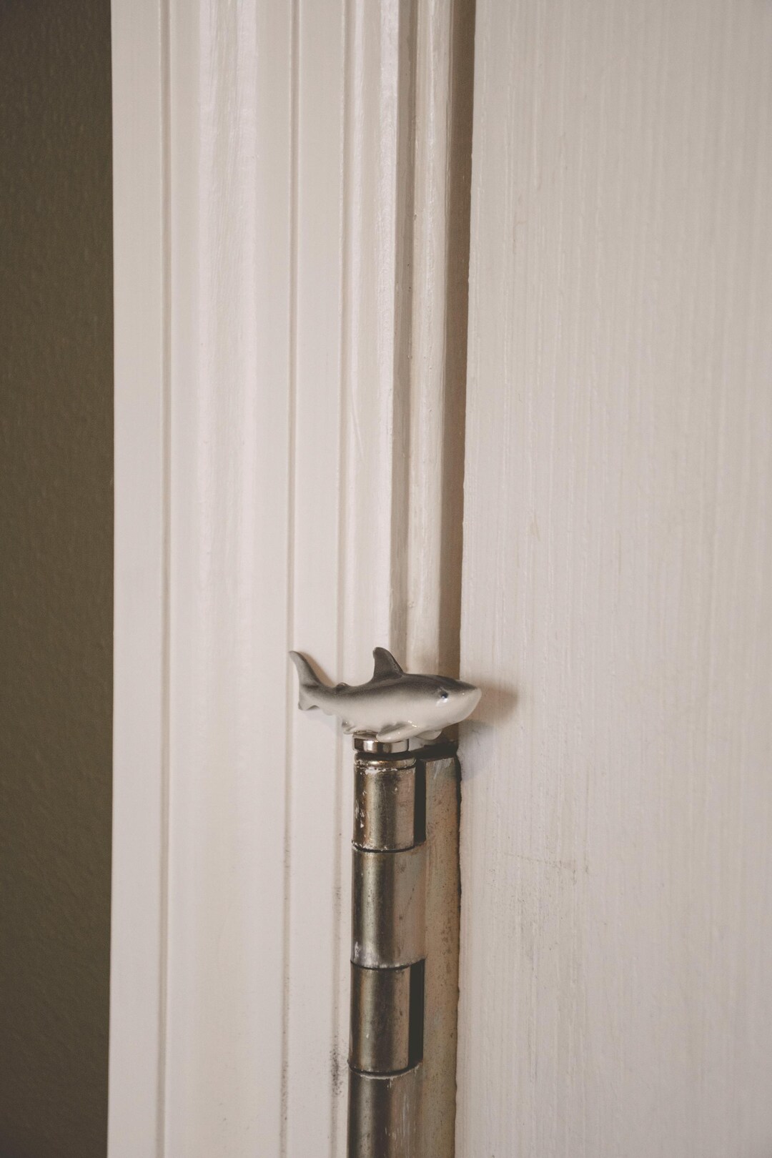 VINTAGE Miniature Shark Hinge Topper - Etsy