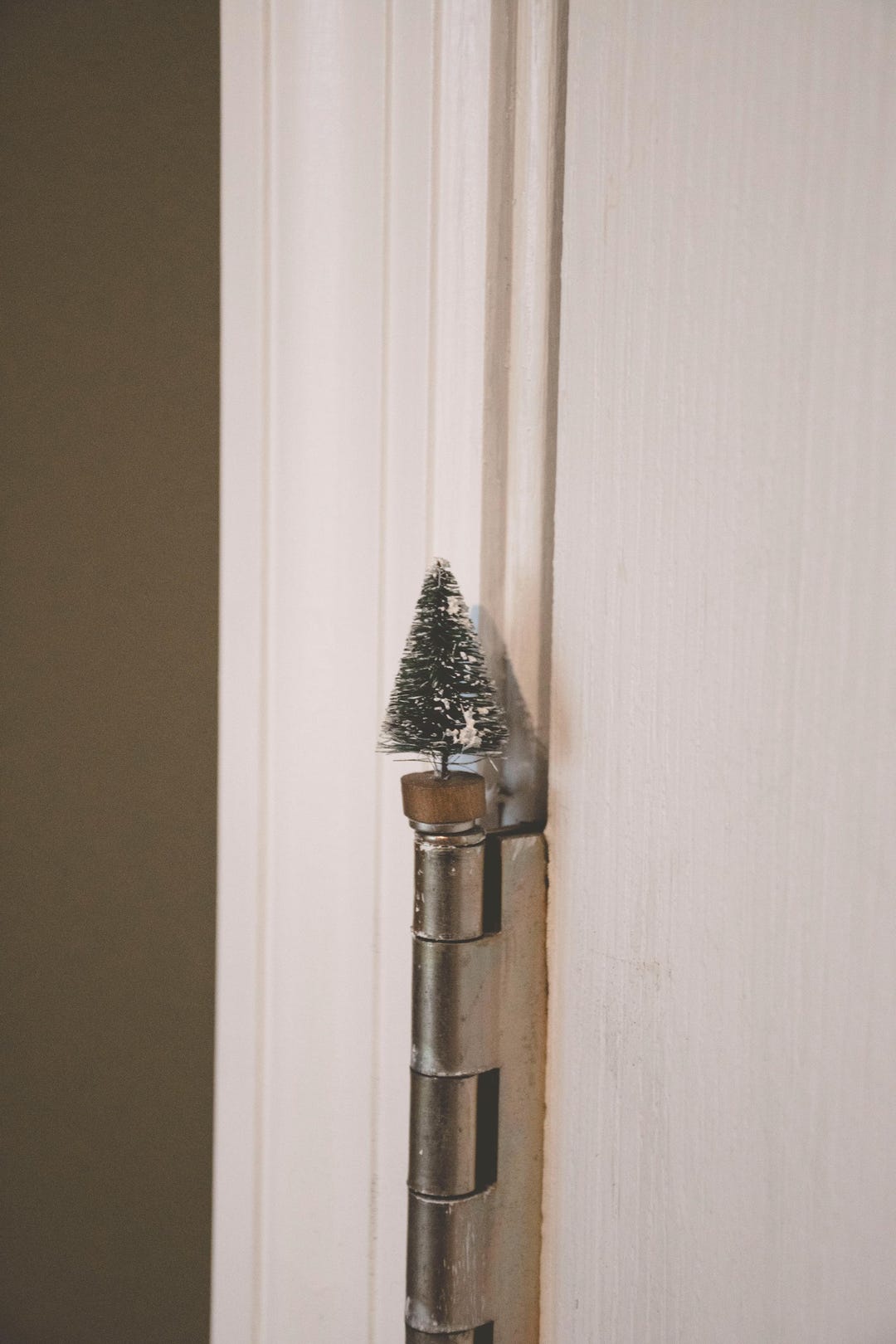 Miniature Tiny Wire Christmas Tree Magnetic Hinge Topper - Etsy