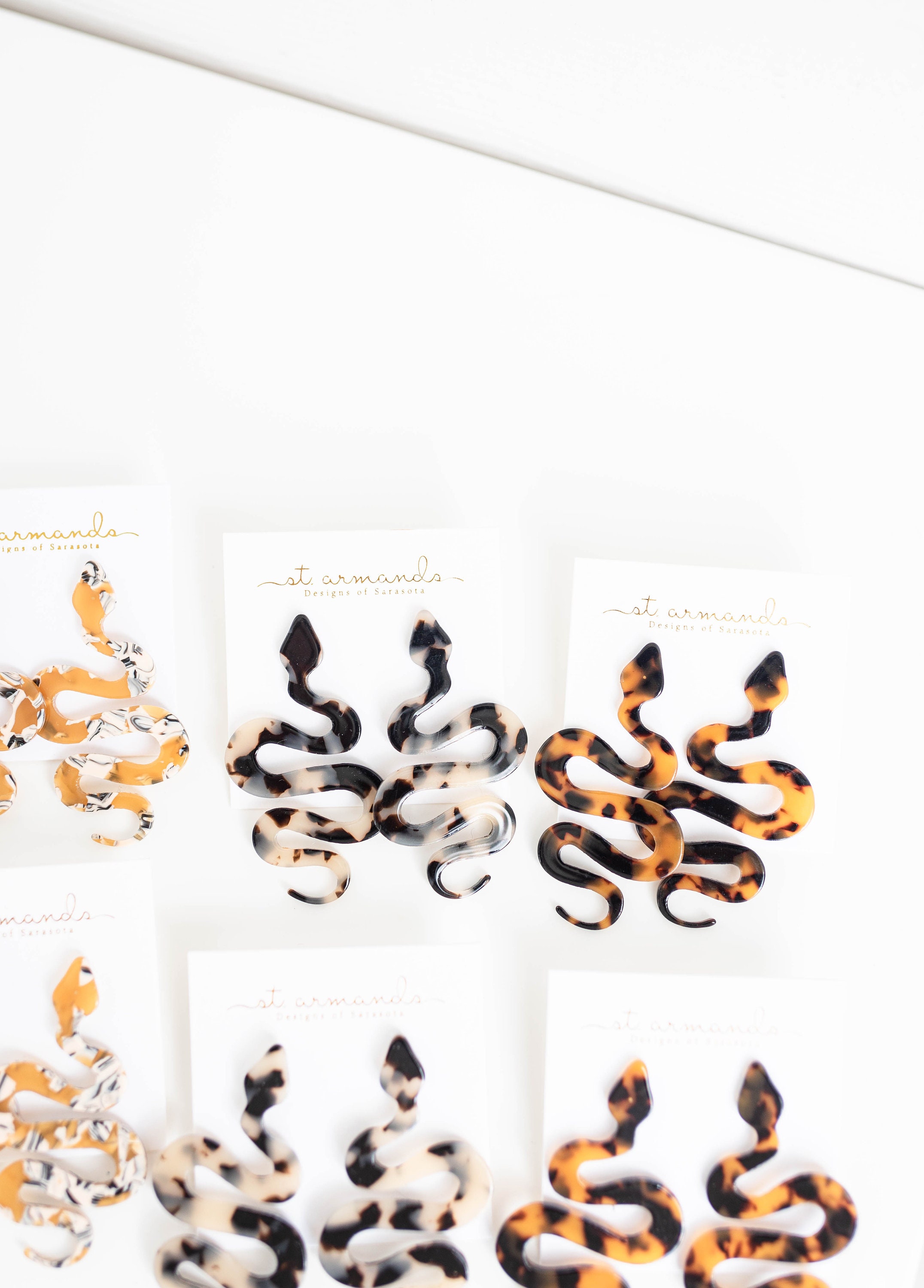 Blonde Brown and Yellow Marble Python Drops - Etsy